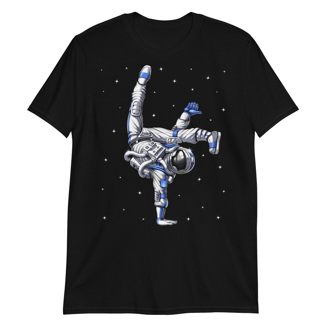 Space Astronaut Capoeira Dancer T-shirt, Mens Capoeira Tee, Brazilian Dance Shirt, Martial Arts ...