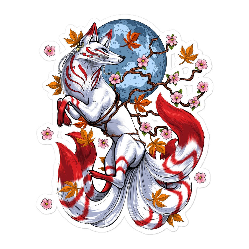 9 Tailed Kitsune Tattoo