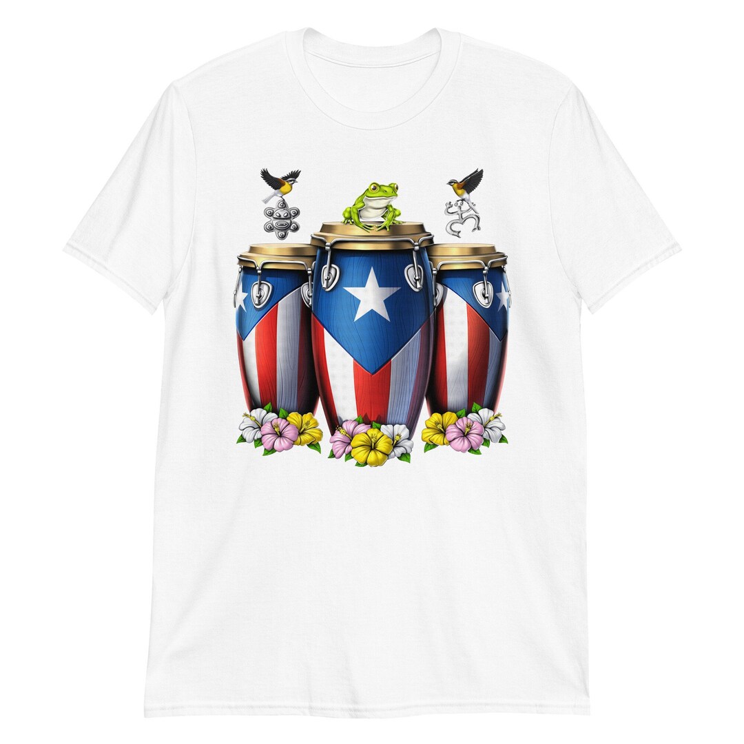 Puerto Rico Shirt, Boricua Shirts, Coqui Frog T-shirt, Taino Tee ...