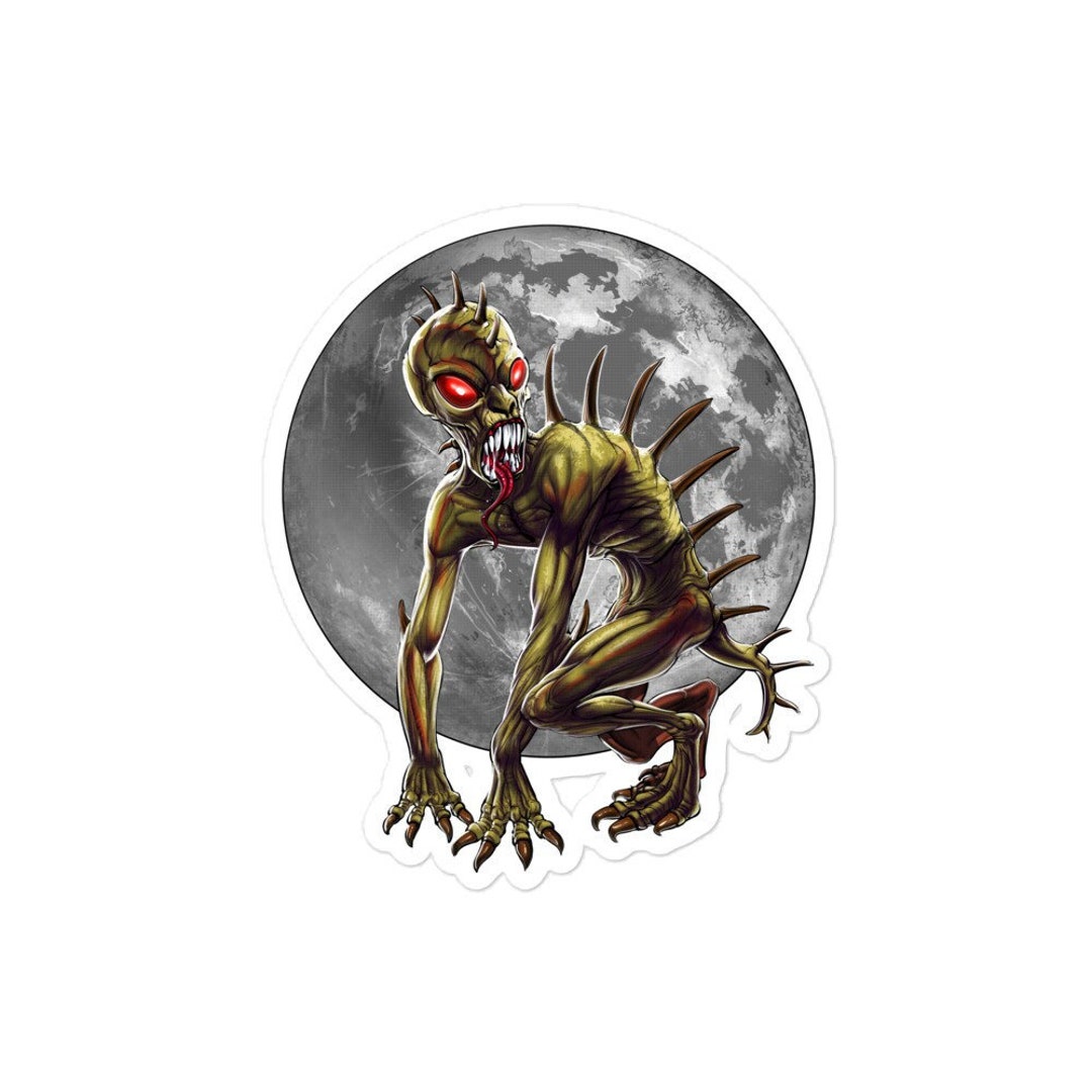 Chupacabra Sticker - Cryptid Creature Sticker - Cryptozoology Stickers ...