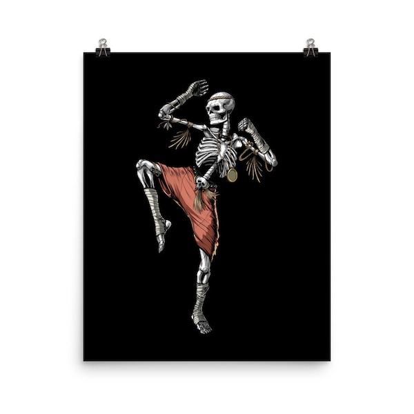Karate Kid Skeleton Poster - Etsy
