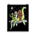 Bigfoot Loch Ness Monster Poster, Cryptids Poster, Cryptozoology Poster ...