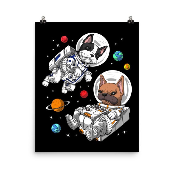 Space Dog Art - Etsy