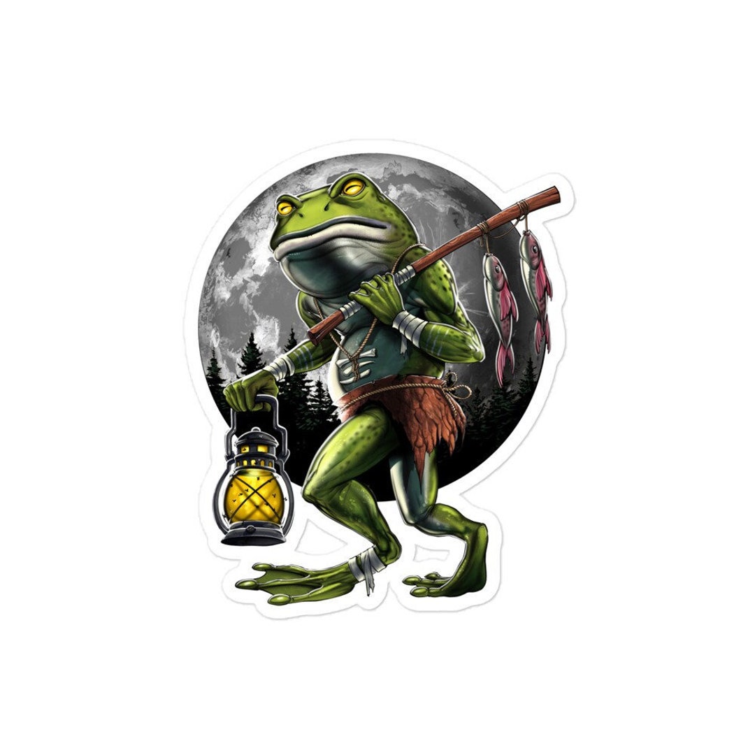 Loveland Frogman Sticker - Cryptid Creature Sticker - Cryptozoology ...