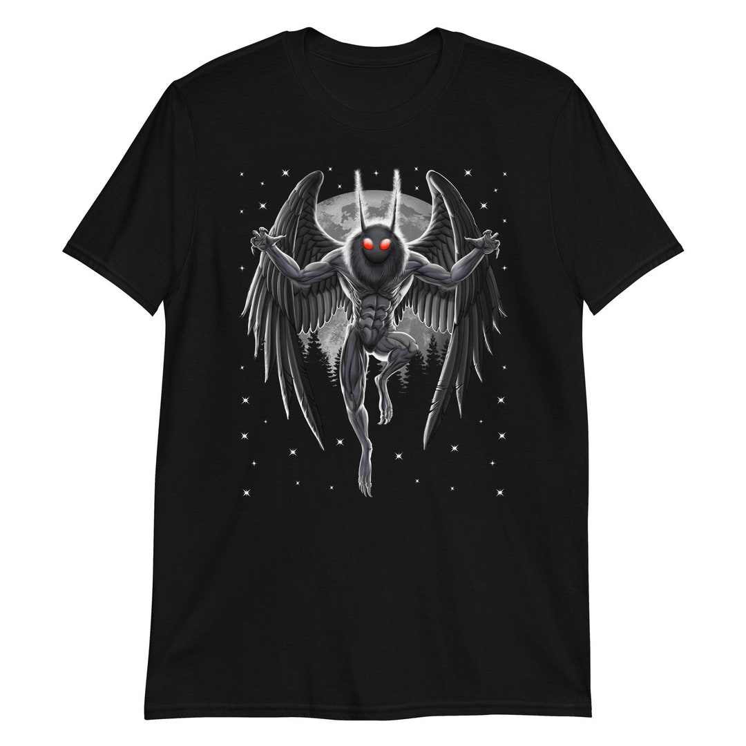 Mothman Shirt, Cryptid Creatures T-shirt, Cryptids Shirt, Cryptozoology ...