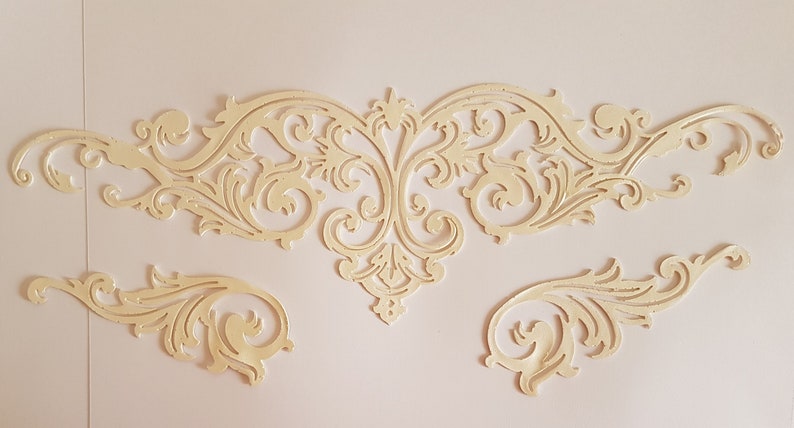 3pc Border Edible Cake Lace - Etsy