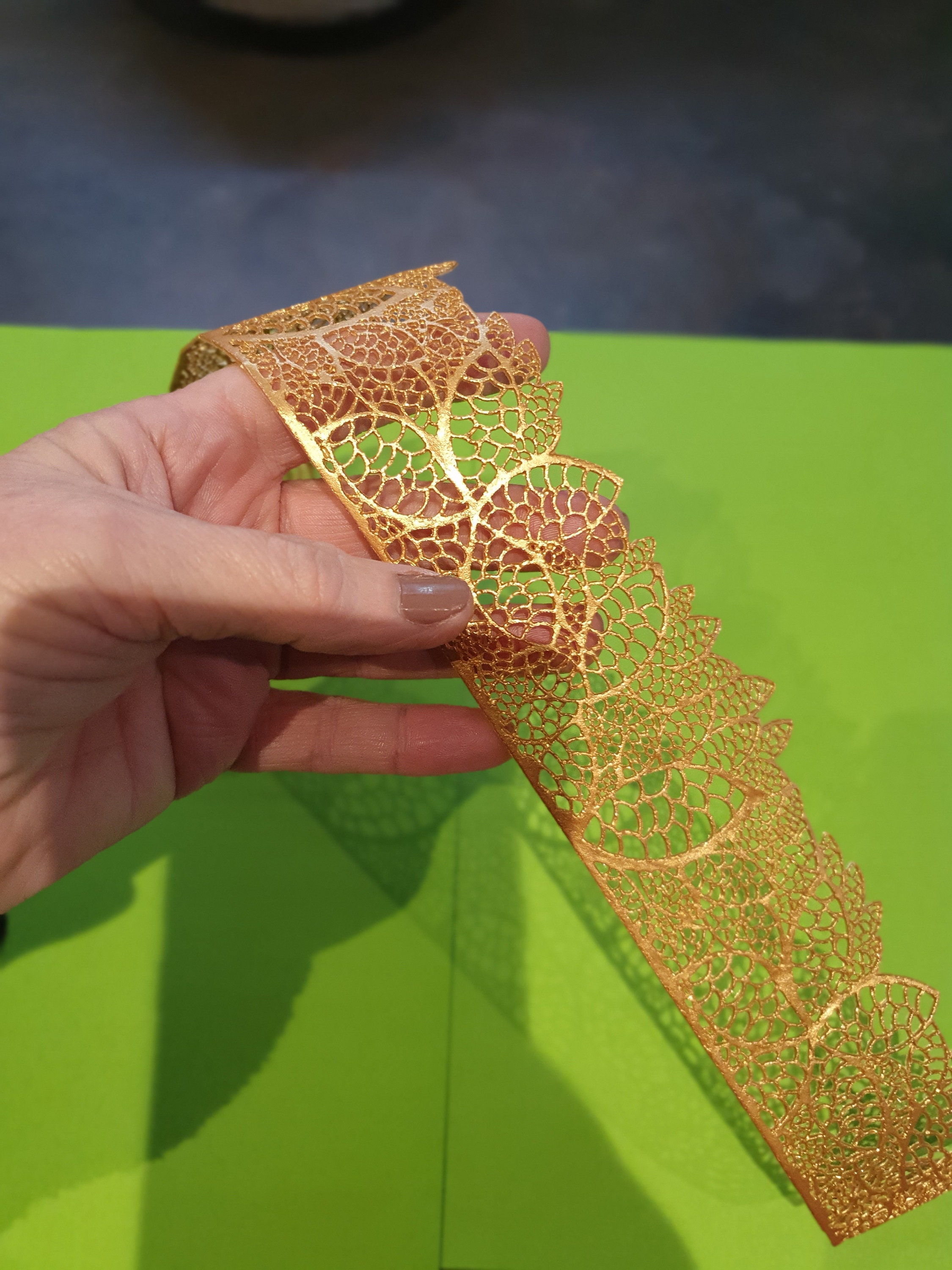 Flower Leaf Edible Cake Lace - Etsy