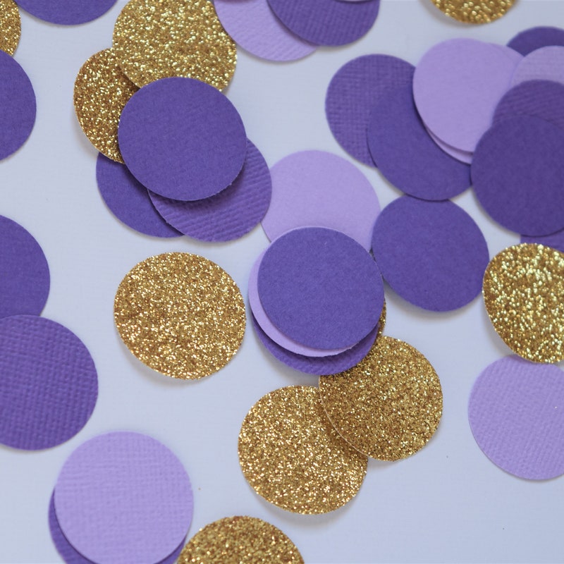 Purple Confetti - Etsy