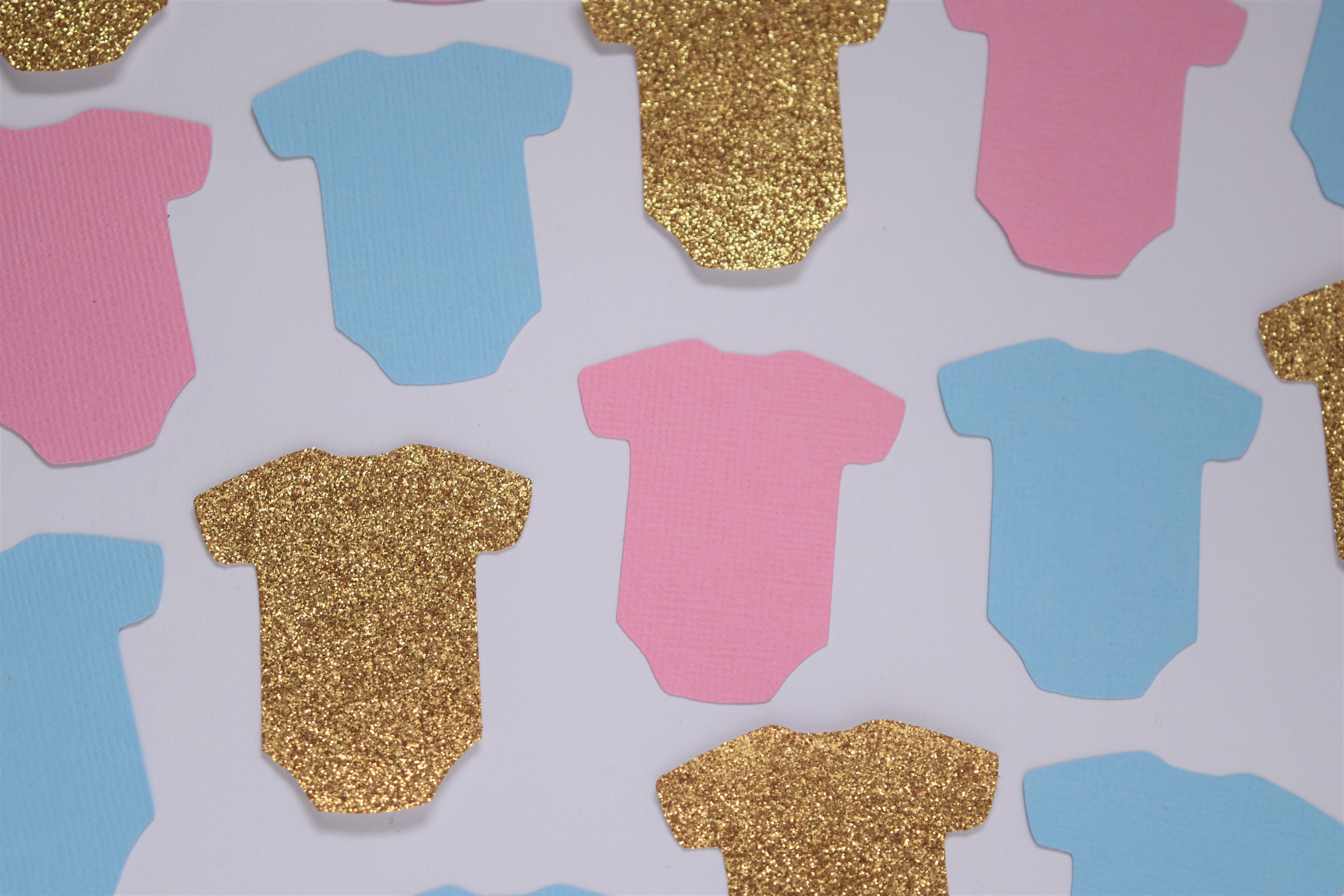 Gender Reveal Confetti, Pink and Blue Gender Reveal Party Decorations ...