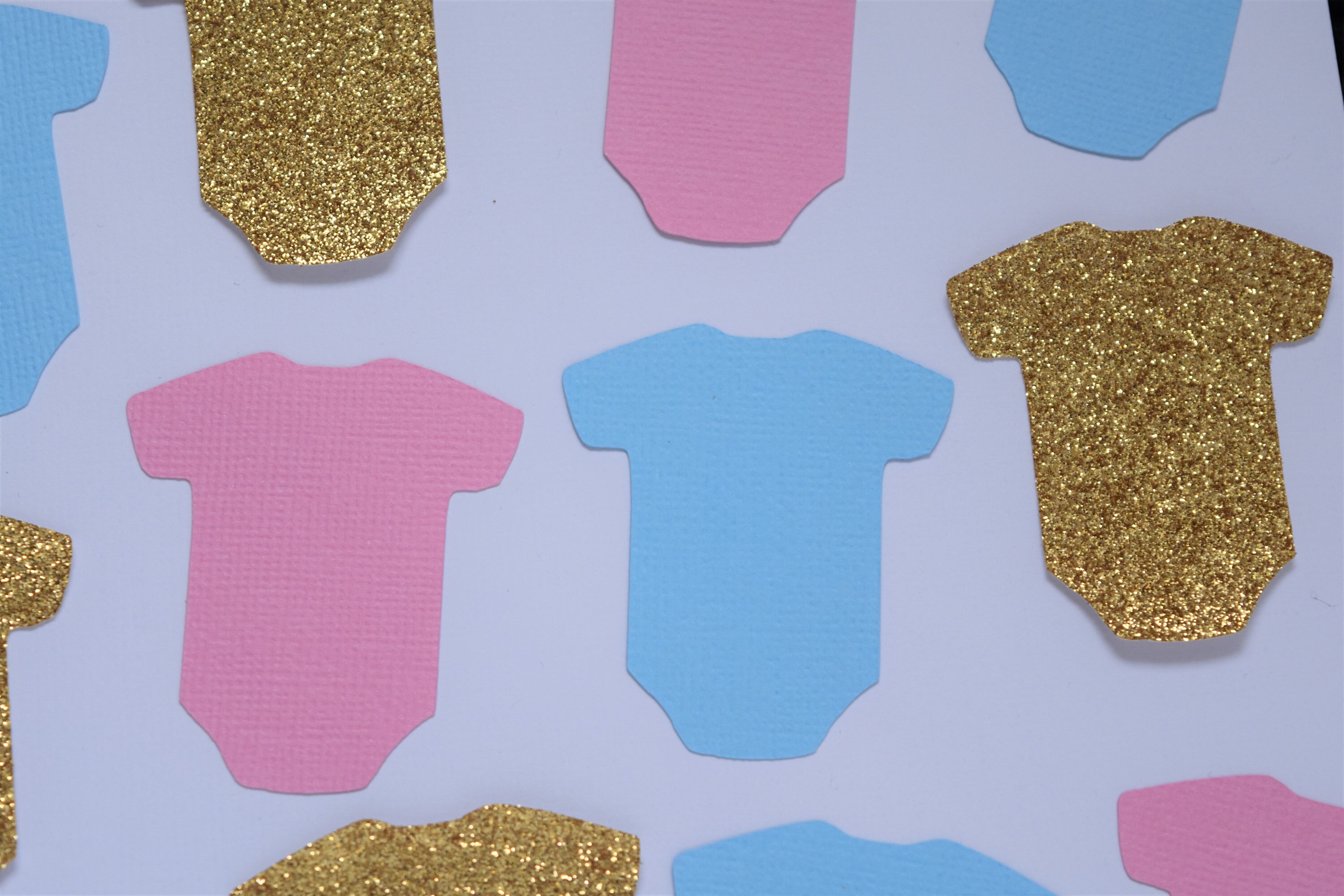 Gender Reveal Confetti, Pink and Blue Gender Reveal Party Decorations ...