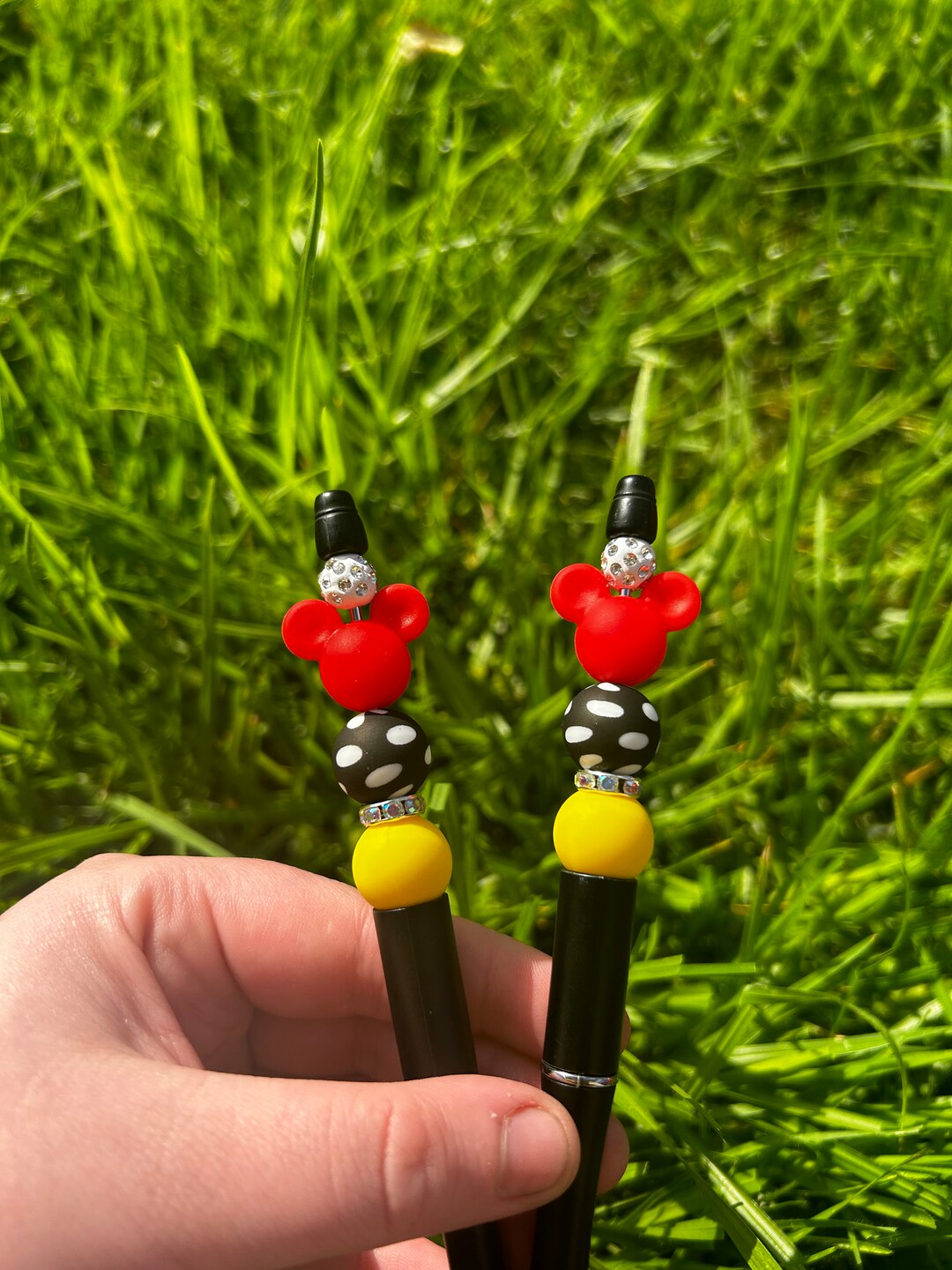 Mickey Mouse Bead Pens - Etsy