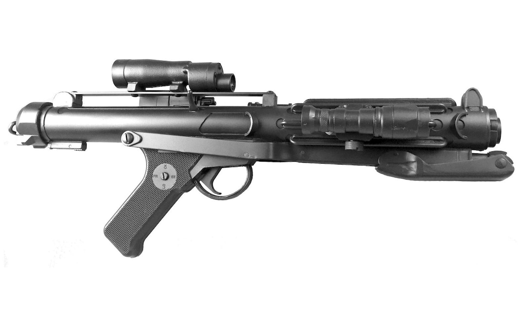 E-11B r1 Stormtrooper Blaster m38a Scope Hollow 3D Print Kit Optional ...