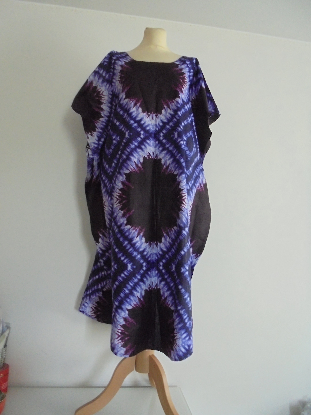 Long Boubou Dress With Batik Pattern - Etsy