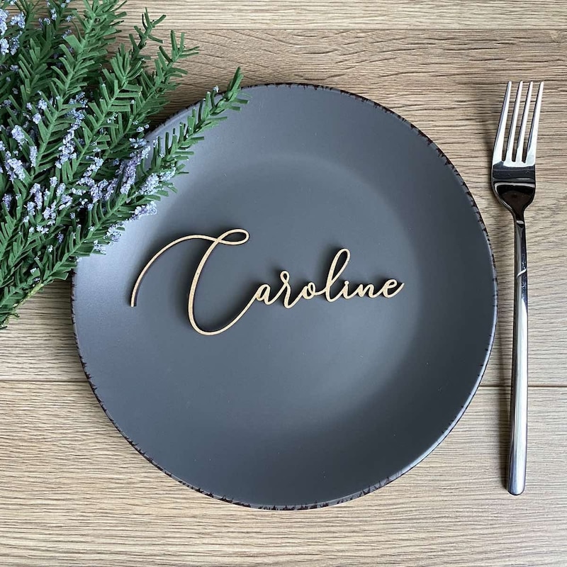 Place Setting Card - Etsy