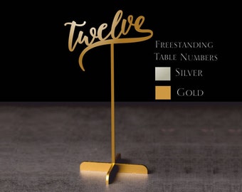 Wedding Table Numbers Gold Table Number Geometric Gold Table - Etsy