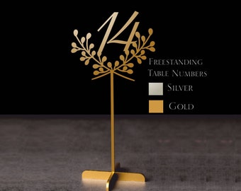 Table Numbers Gold Table Numbers Wedding Table Numbers Gold - Etsy