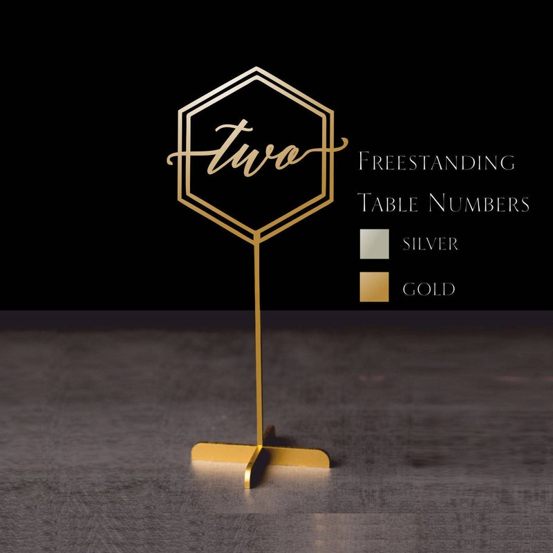 Copper Table Numbers - Etsy