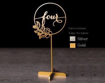 Table Numbers. Gold Table Numbers .wedding Table Numbers .gold - Etsy