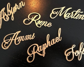 Laser Cut Name - Etsy