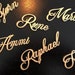 Laser Cut Wood Names Custom Laser Cut Name Signs Wedding Place Cards ...