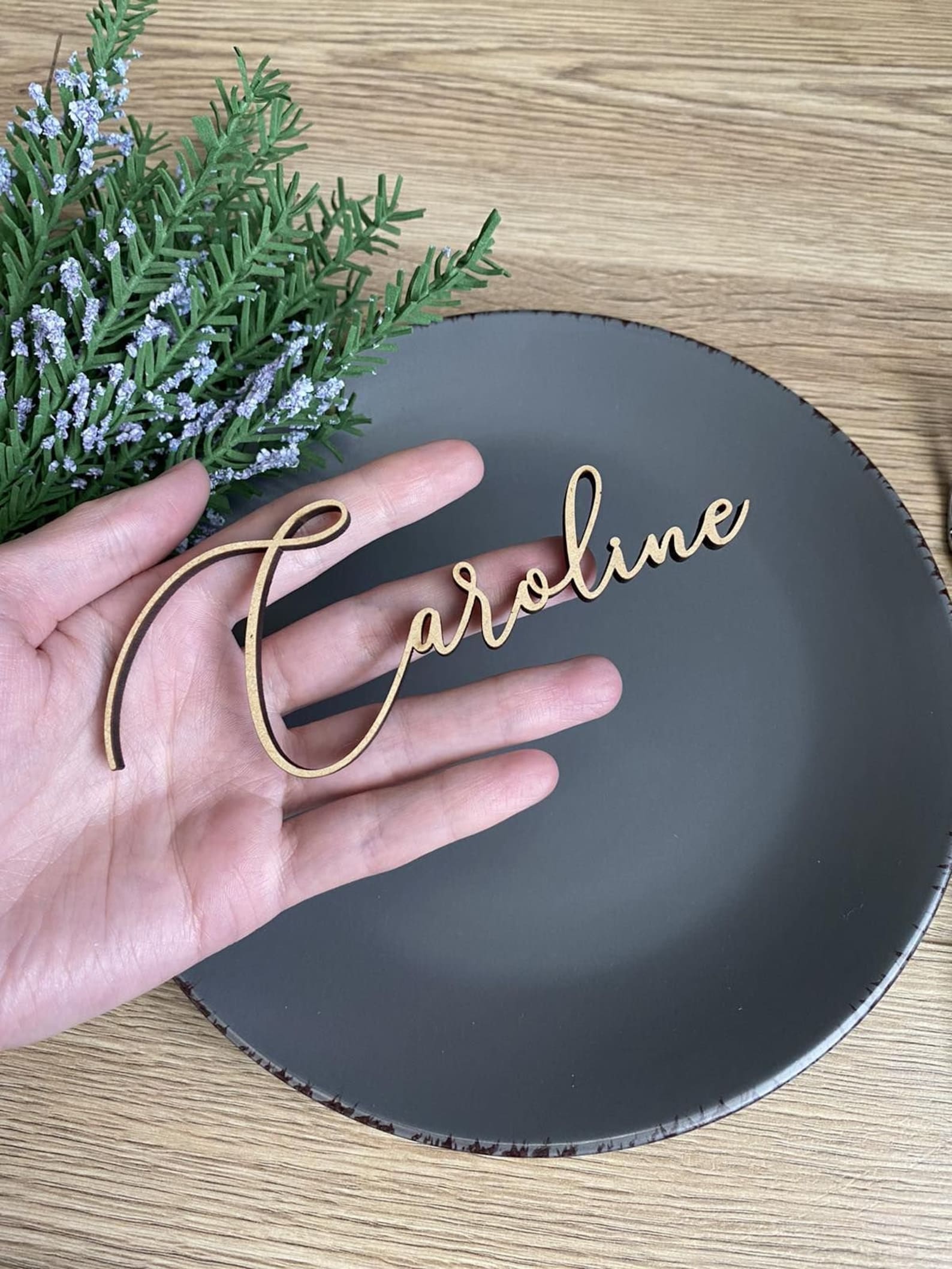 Laser Cut Wood Names Custom Laser Cut Name Signs Wedding Place - Etsy