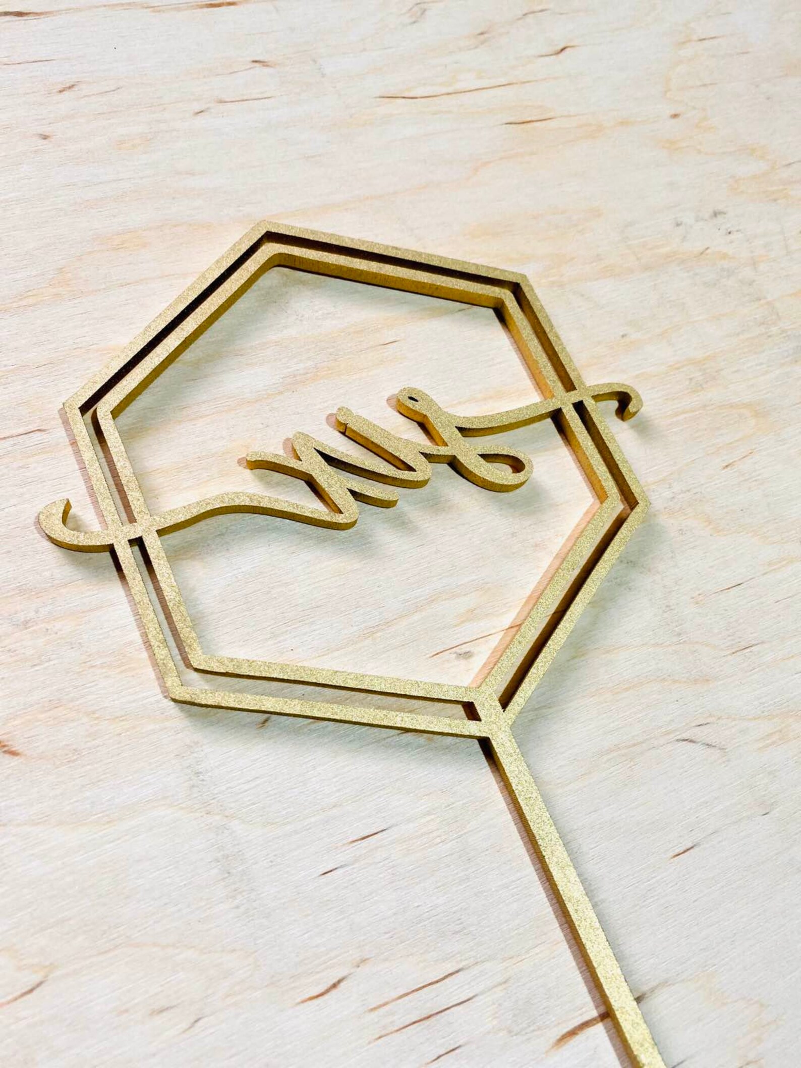 Table Numbers-gold Table Numbers -hexagon Table Number -numbers Without ...