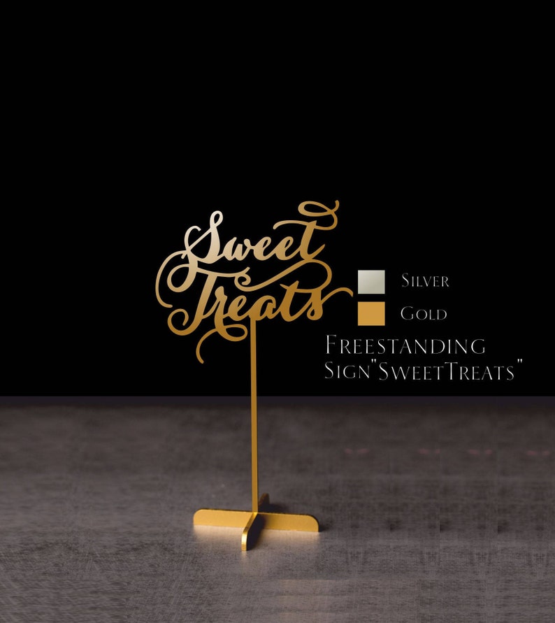 Sweet Treats Table Sign, Dessert Table Sign, Sweet Treats Wedding Sign ...