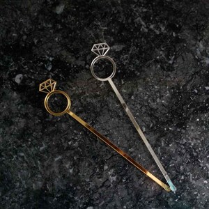 Diamond Ring Cocktail Sticks- Cocktail Accessories-wedding Diamond ...