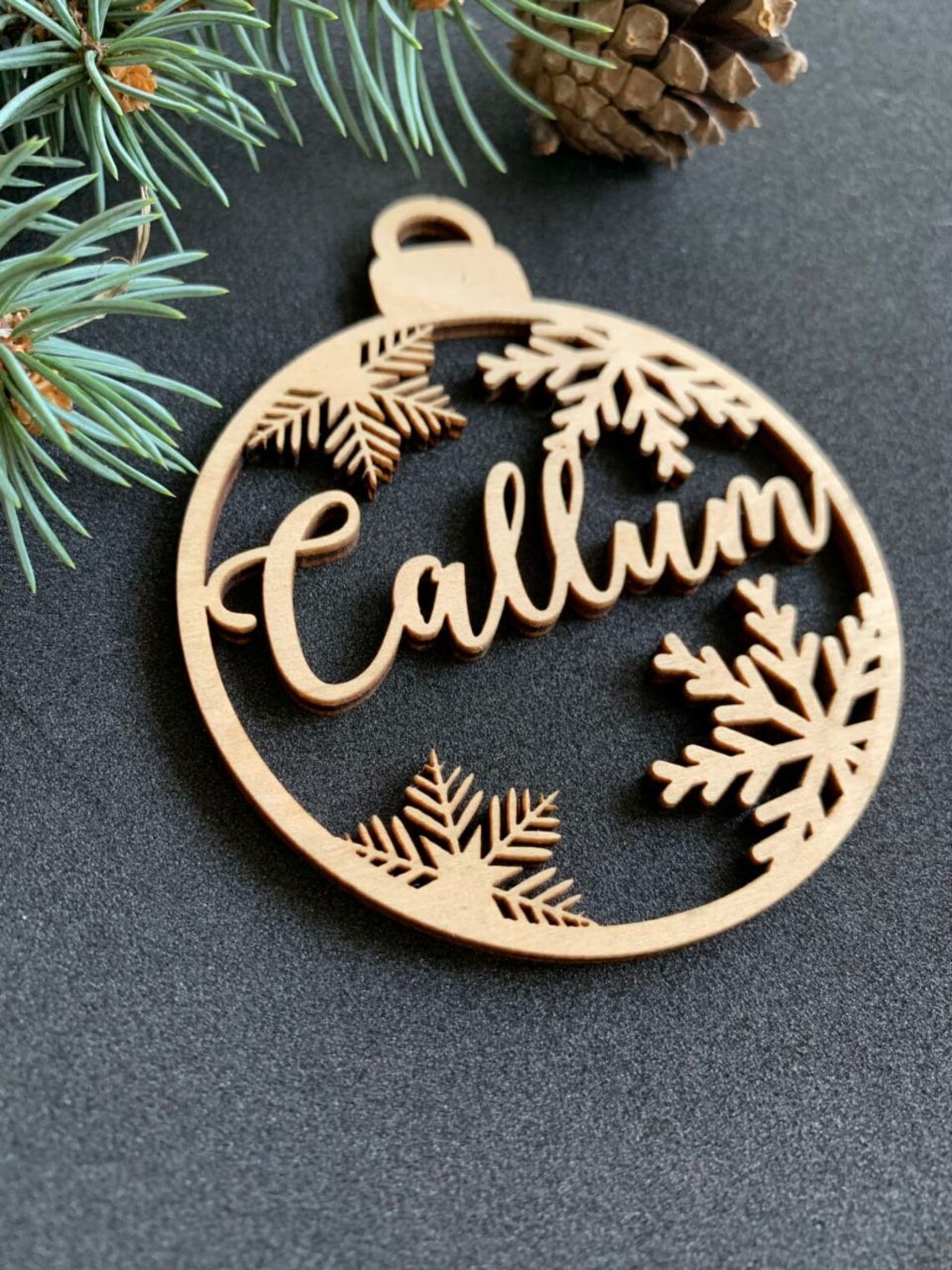Personalised Bauble Personalized Christmas Ornaments Personalized Laser ...
