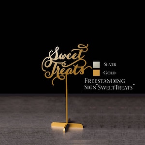 Sweet Treats Table Sign, Dessert Table Sign, Sweet Treats Wedding Sign ...