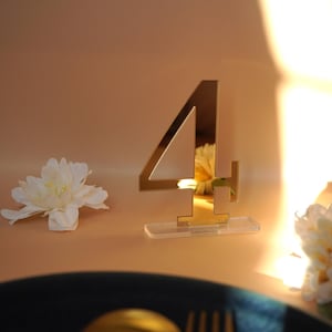 Gold Wedding Table Numbers | Table Numbers Wedding | Wedding Number ...