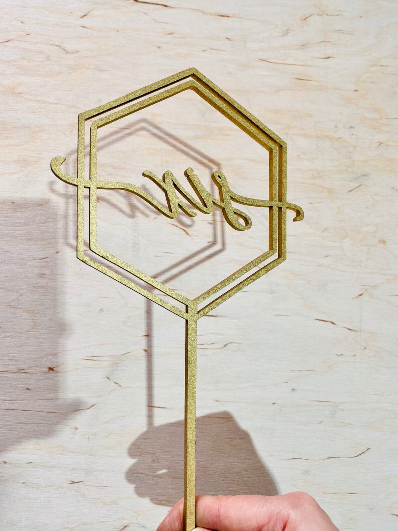 Table Numbers-gold Table Numbers -hexagon Table Number -numbers Without ...