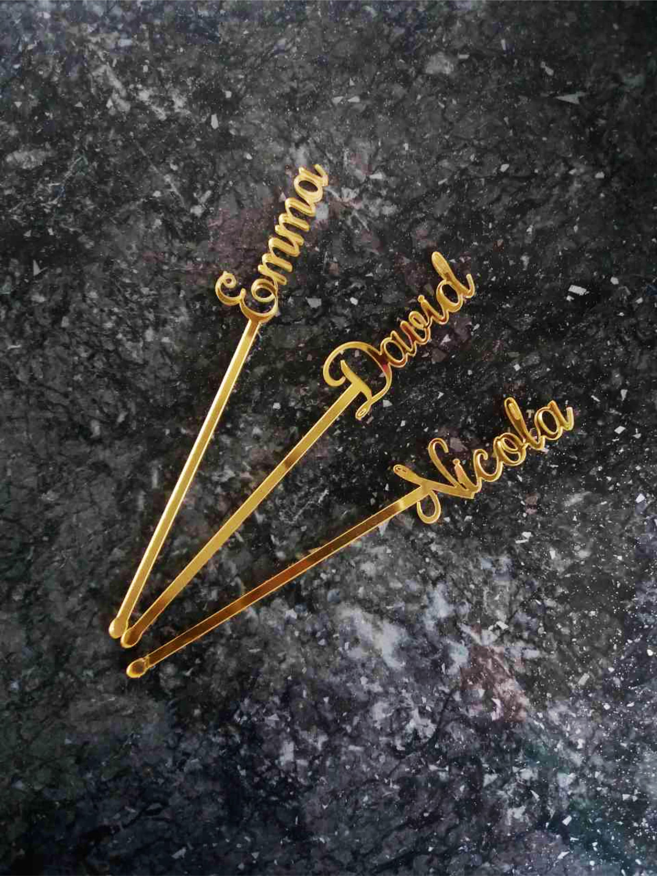 Personalized Swizzle Sticks Name Drink Stirrers Bridal Shower - Etsy