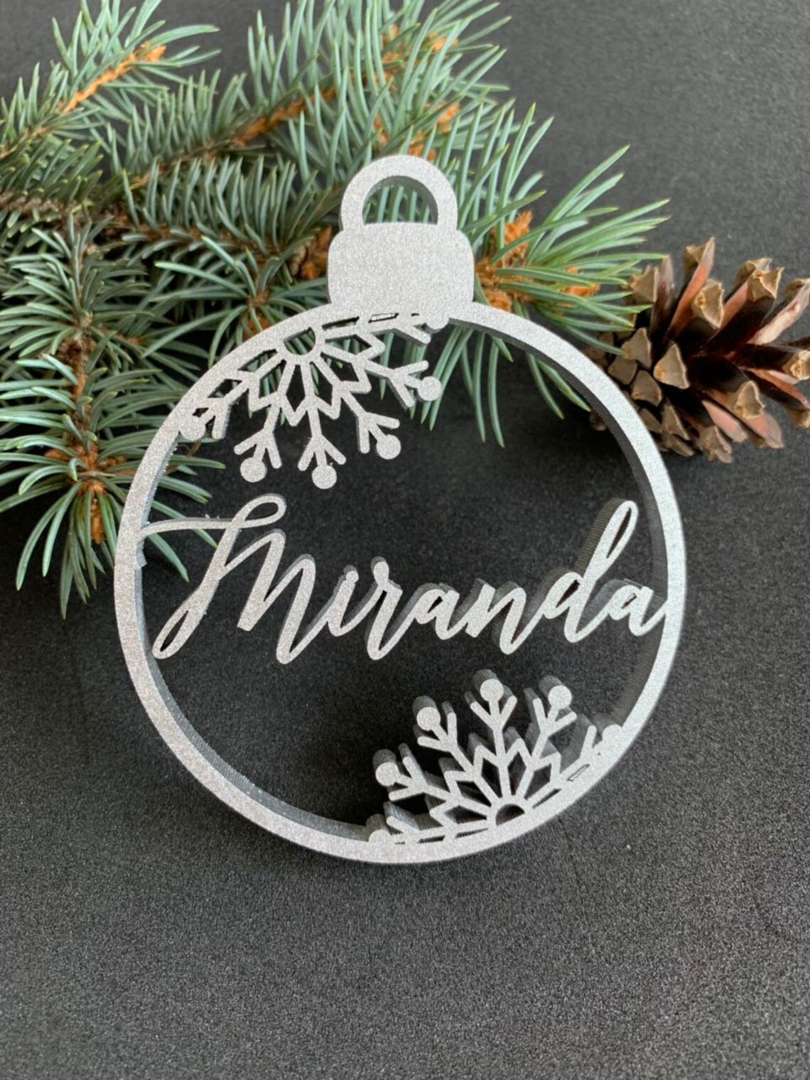 Personalized Christmas Tree Decor Custom Christmas Ornament | Etsy