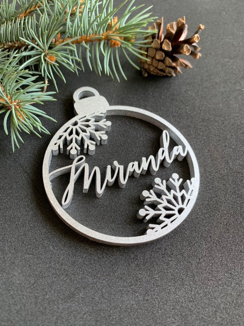 Personalized Christmas Tree Decor Custom Christmas Ornament - Etsy