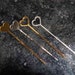 Heart Drink Stirrers GOLD MIRROR Cocktail Accessories-personalised ...