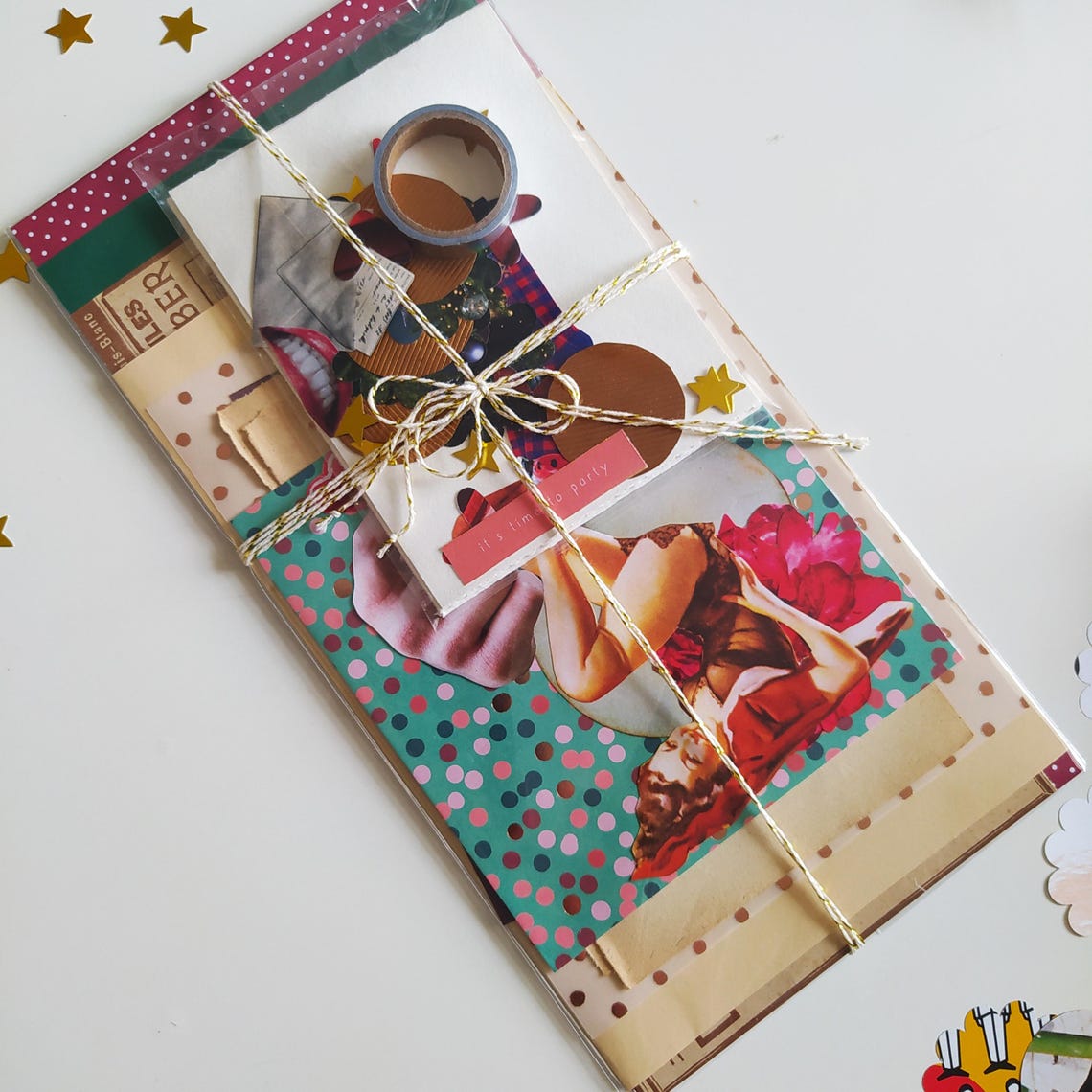 Artistic Collage Kit Greeting Cards Vintage and Modern Cut-outs ...