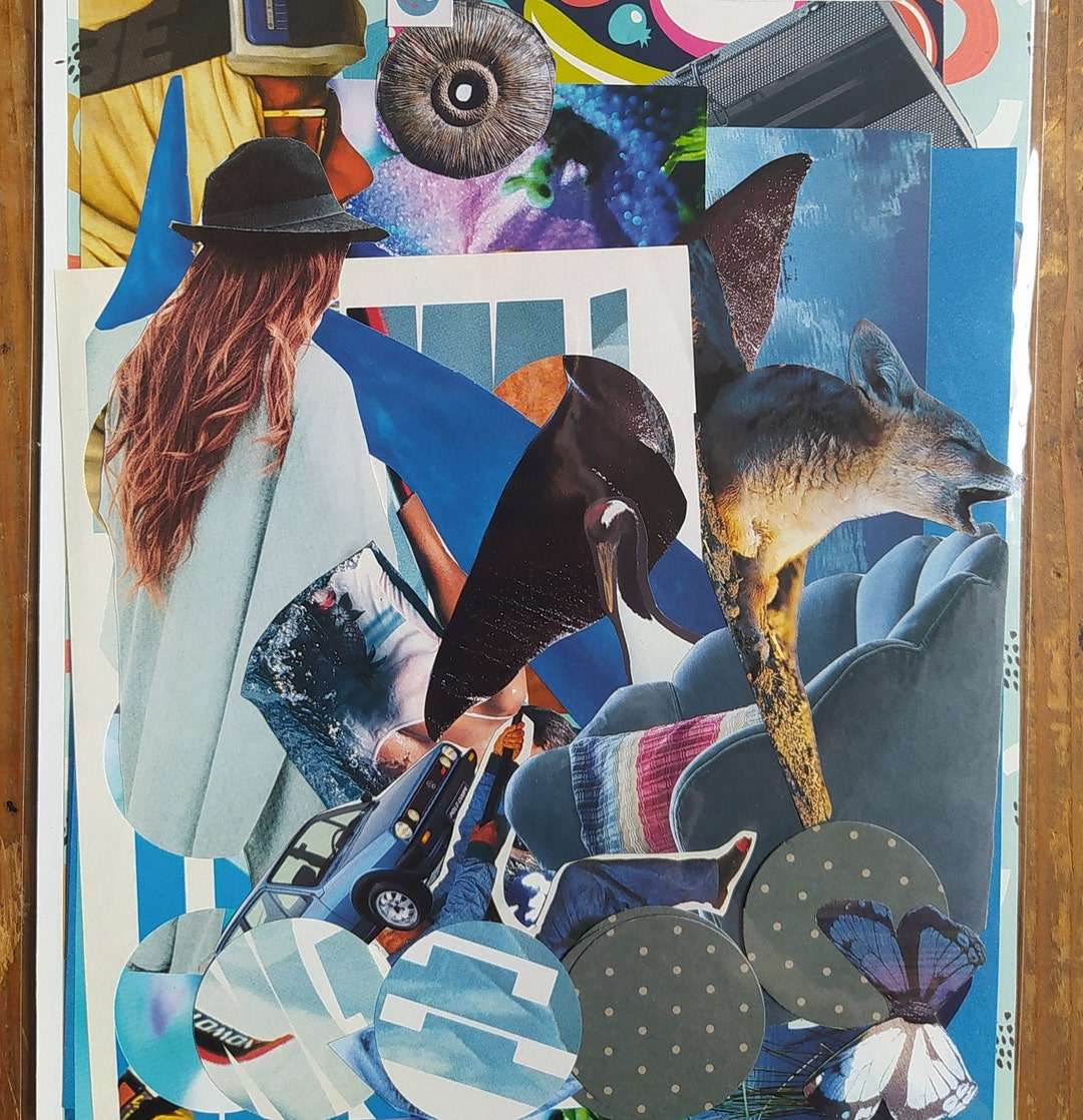 Artistic Collage Kit - Vintage and Modern Cut-outs - Creative ...
