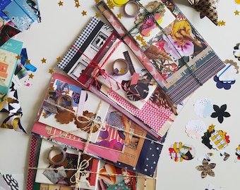 Artistic Collage Kit for Funky Greeting Cards - Offbeat, Vintage and ...