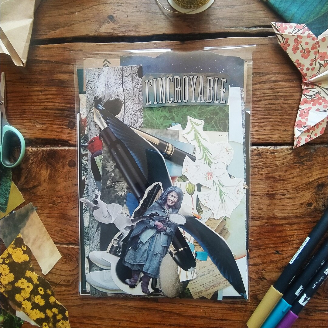 Artistic and Creative Collage Kit - Vintage and Modern Cut-outs and ...
