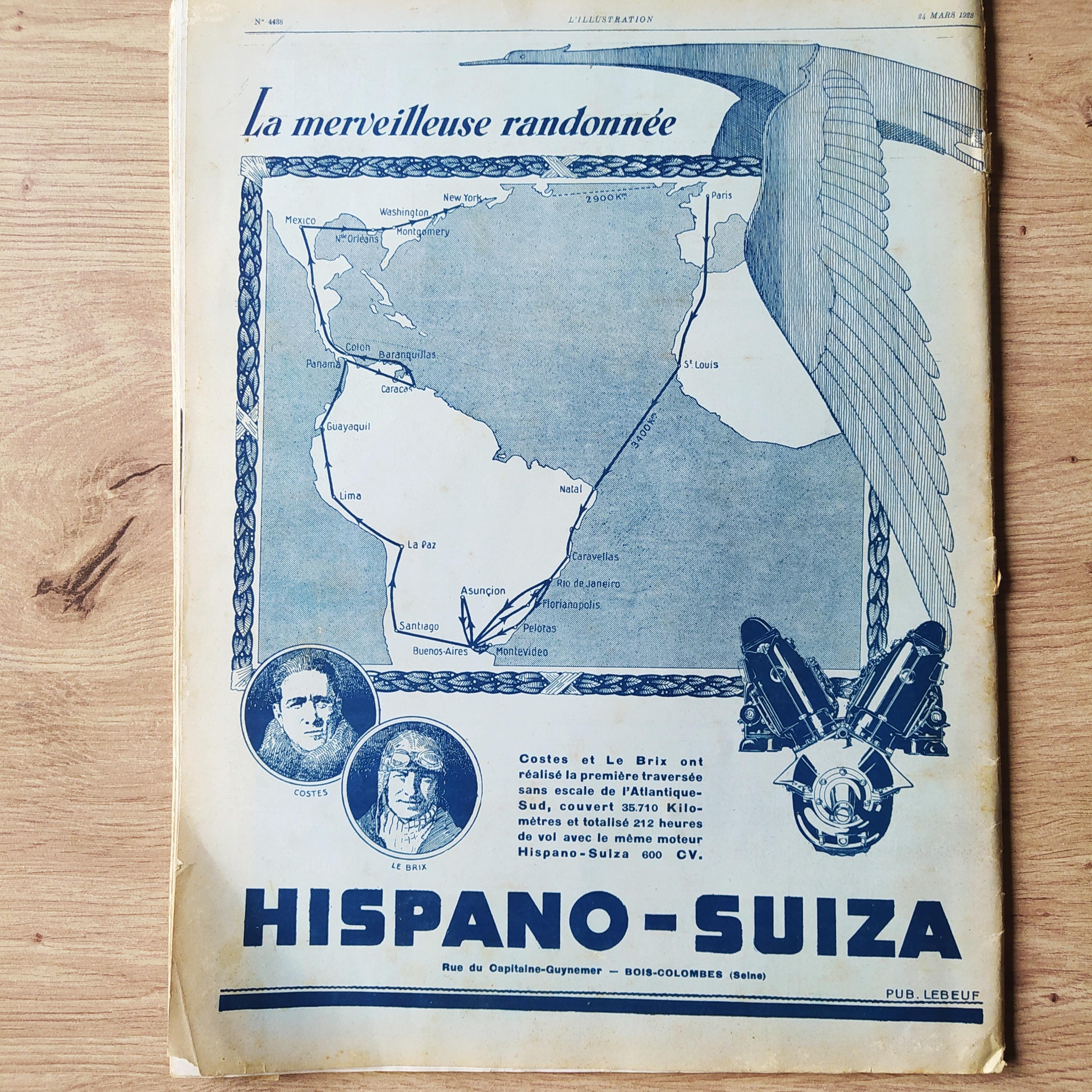 Old French Magazine L'illustration - Vintage Newspapers From the 1920s ...