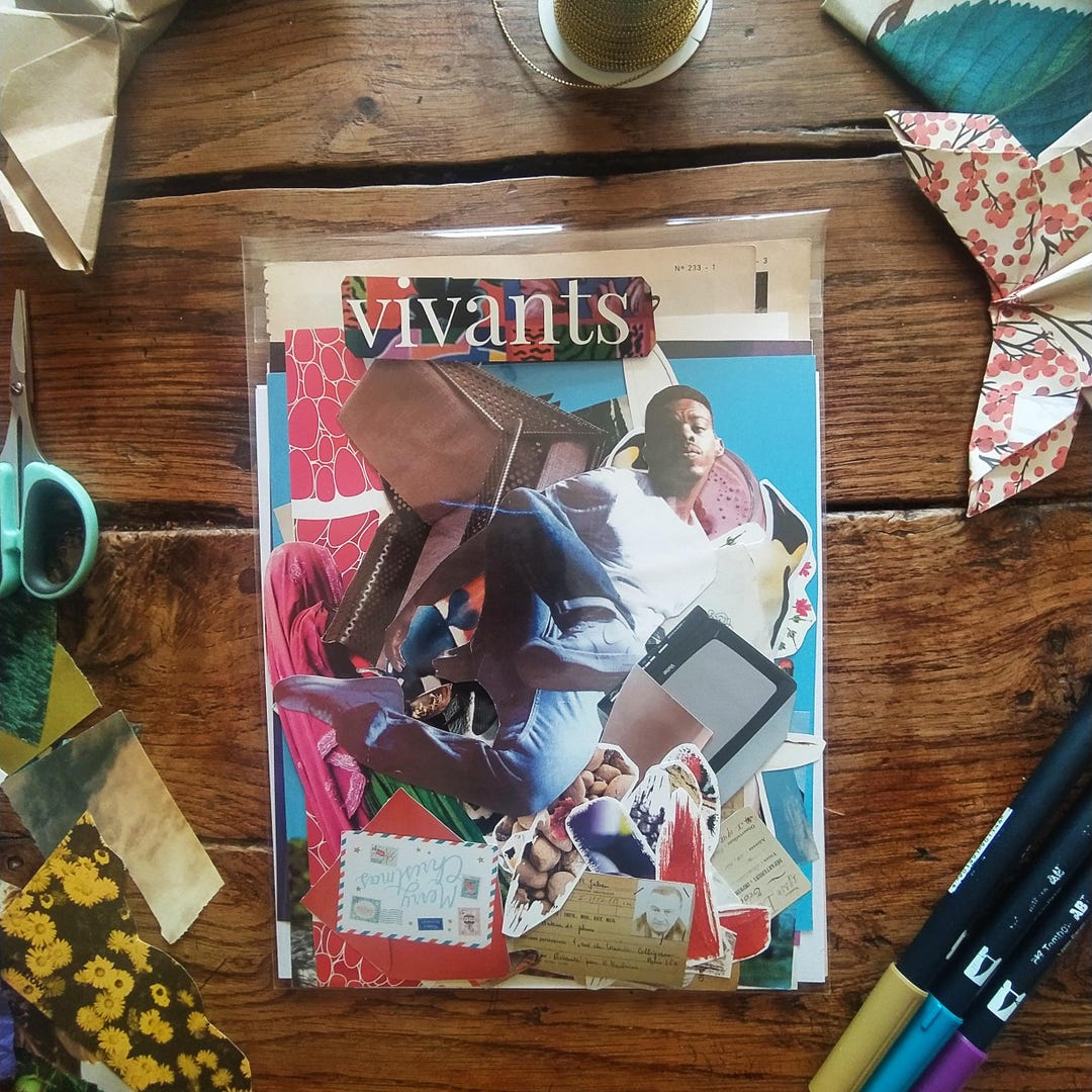 Artistic and Creative Collage Kit - Vintage and Modern Cut-outs and ...