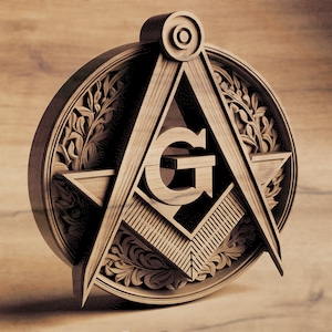 Masonic 4 Png Files for Laser Engraving CNC, CO2, Lightburn, Glowforge ...