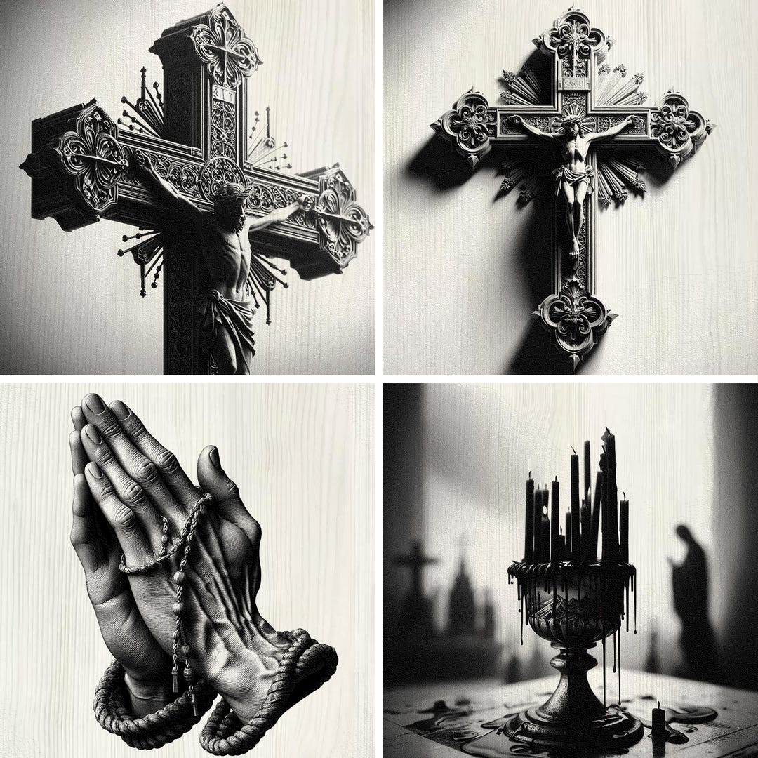 Christianity 4 PNG Files for Laser Engraving CNC, CO2, Xtool, DIY ...