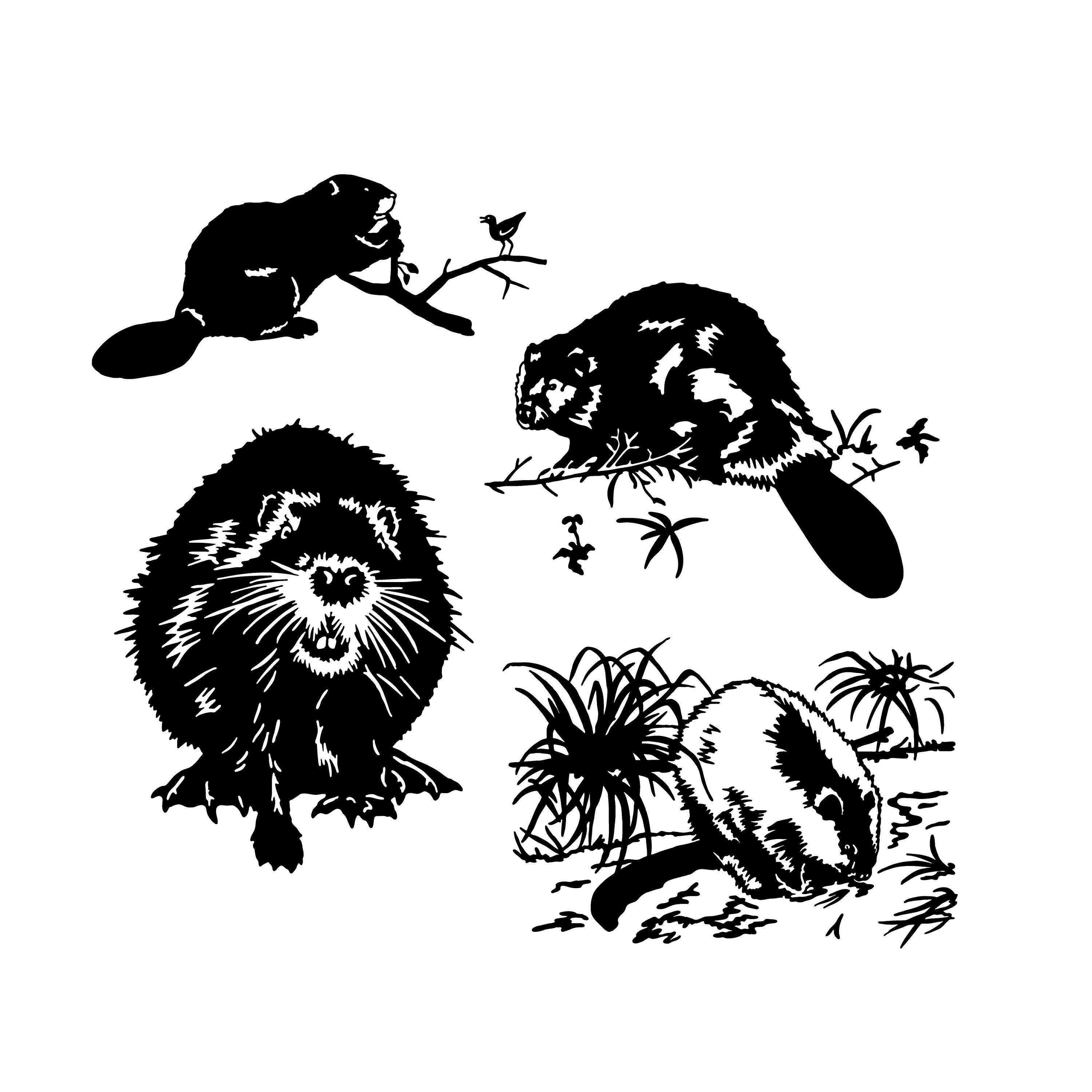 Beaver Vector Clipart