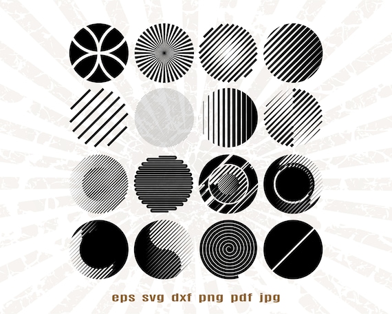 Geometric Shapes Clip Art Black And White