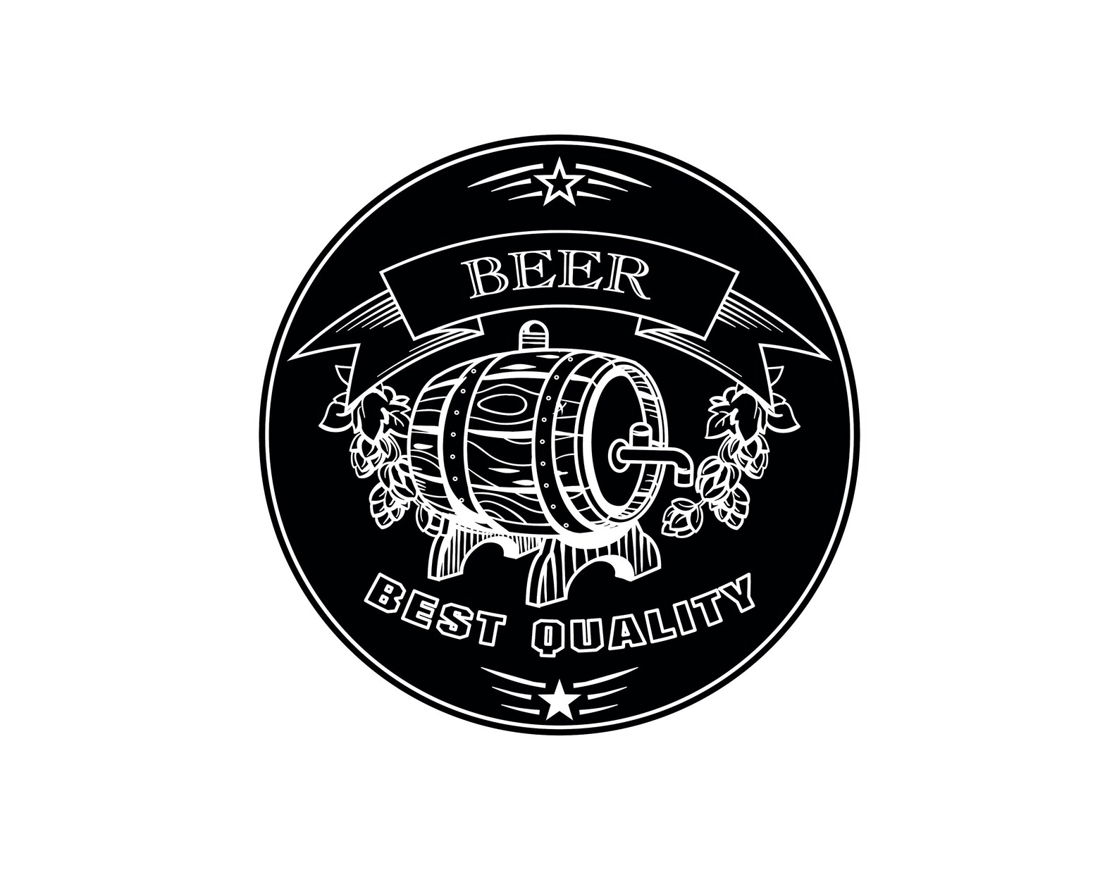 Beer Pub Label Retro Brewery Vintage Emblem Logo Bar Craft Mug - Etsy