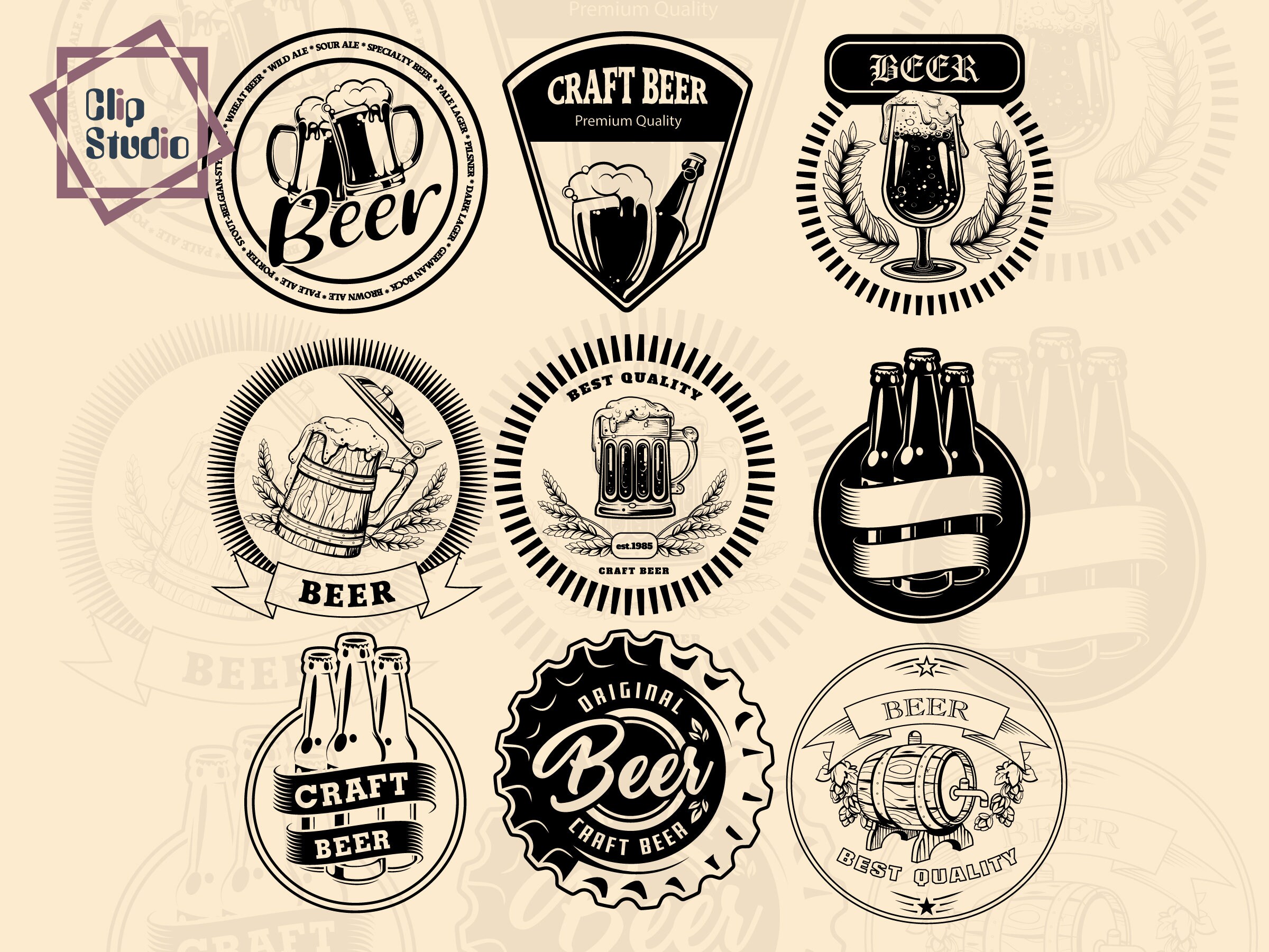 German Beer Logos