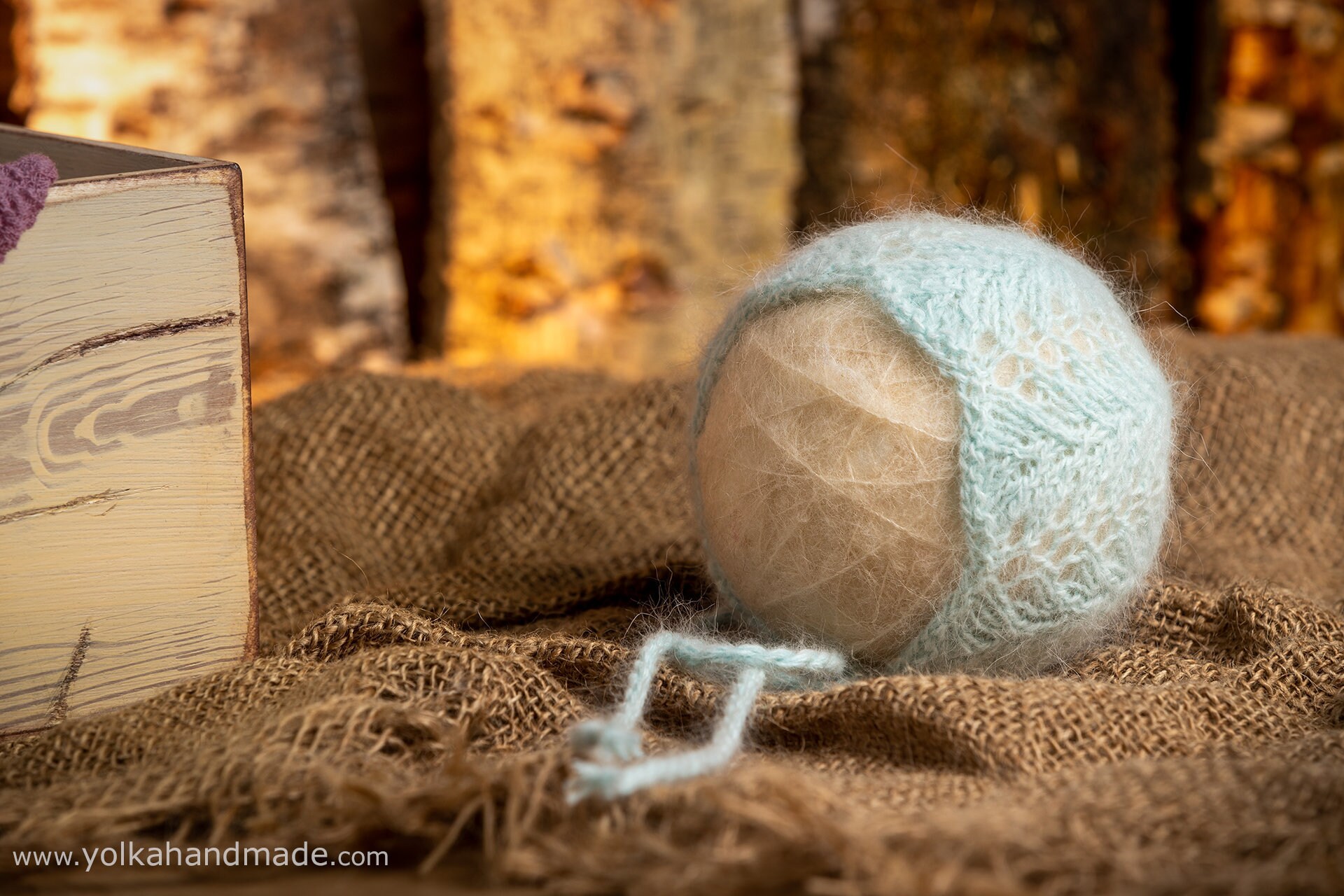 Angora 'light Mint' Newborn Baby Bonnet - Newborn Girl, Newborn Photo ...