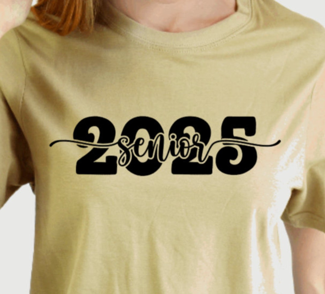 DIY Iron-on Vinyl: Senior 2025 Cursive - Etsy
